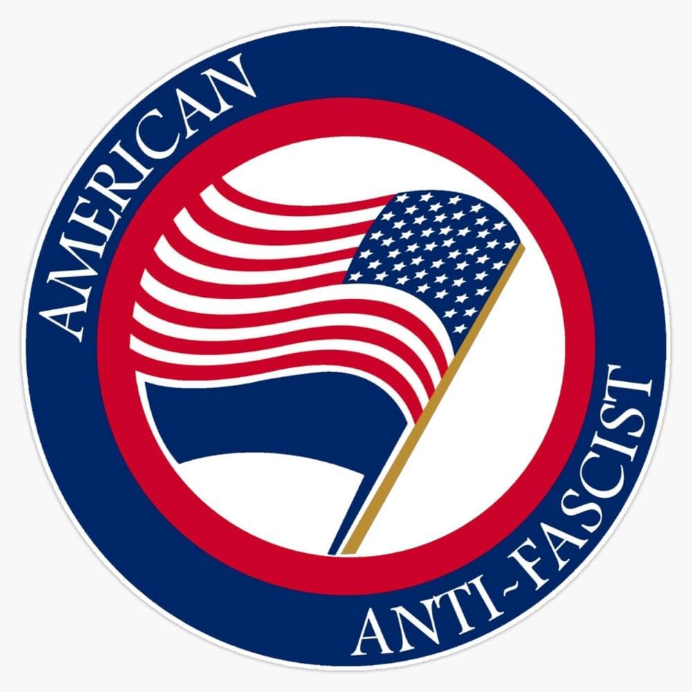 Amazon.com: American Anti-Fascist Sticker Bumper Sticker Vinyl Decal 5 ...