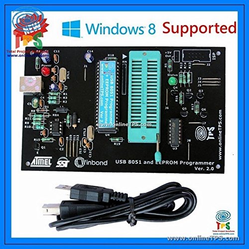 USB 8051 Programmer + EEPROM Programmer Windows 8,10 Supported - Free ...