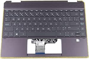 Amazon.com: Dark Ash Silver Laptop Top Cover Backlit US English French ...