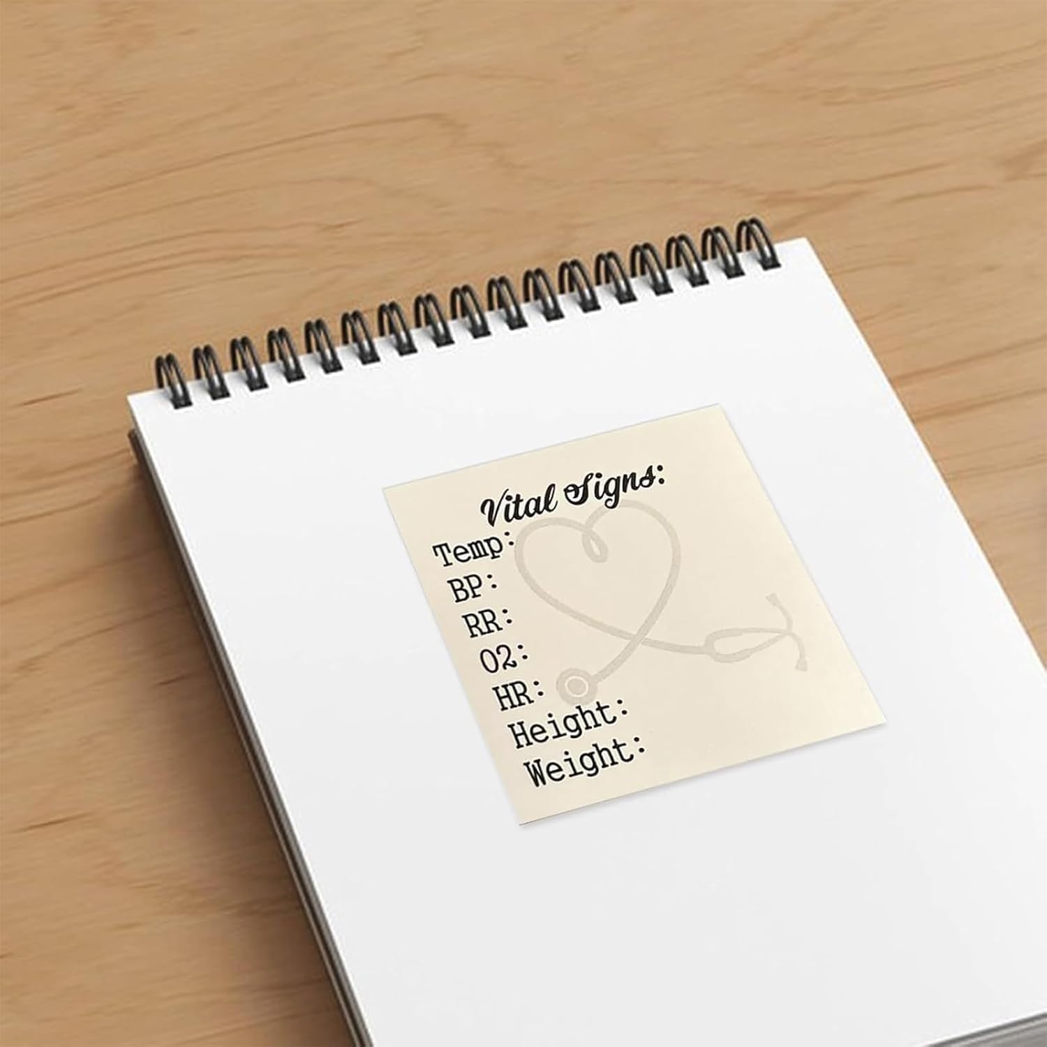 Healthcare Worker Notepad Vital Signs Notepad 3" Nurse Sticky Notes ...