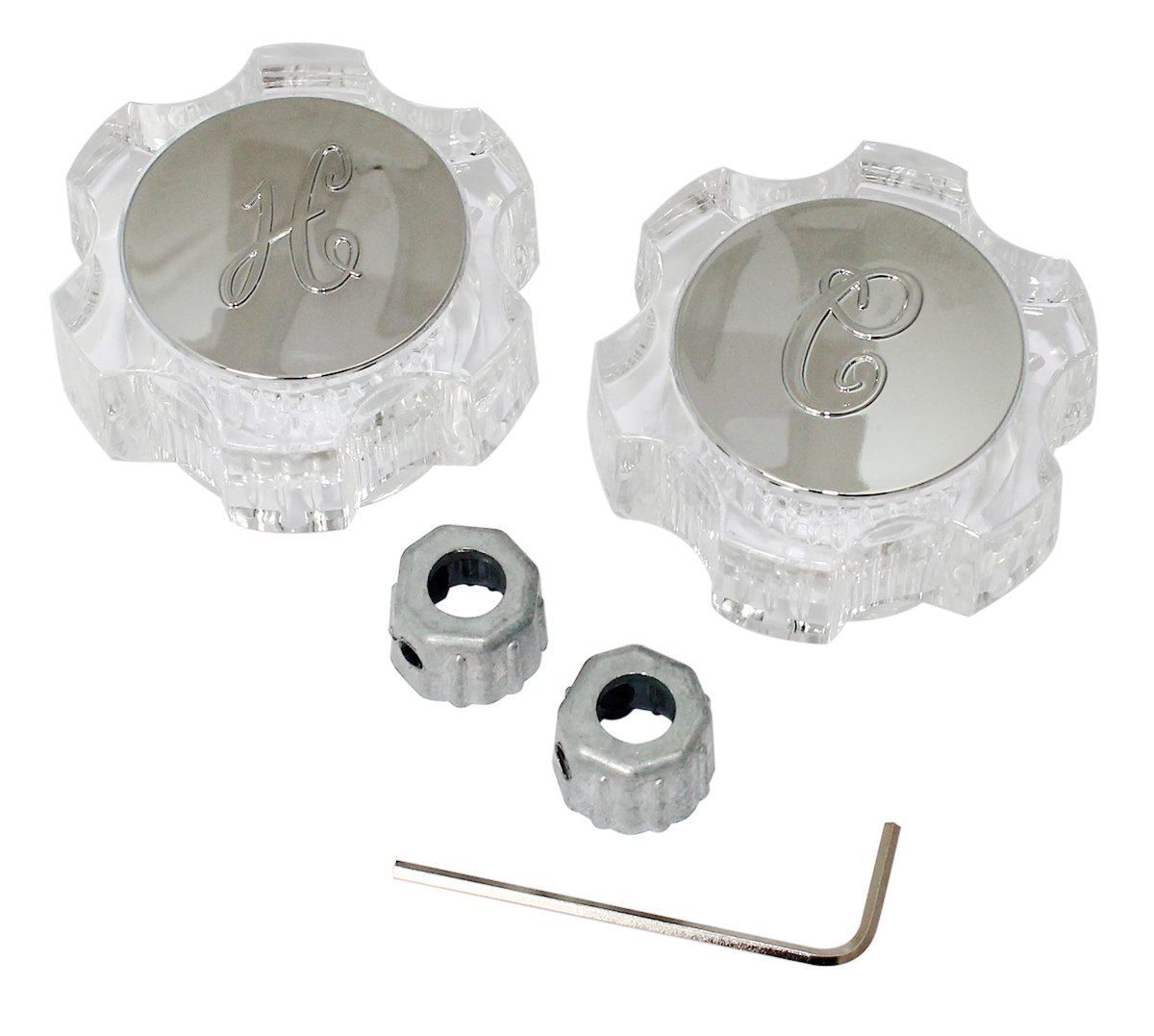 Plumb Pak PP20502 Acrylic Faucet Handle, Clear Plastic : Amazon.in ...