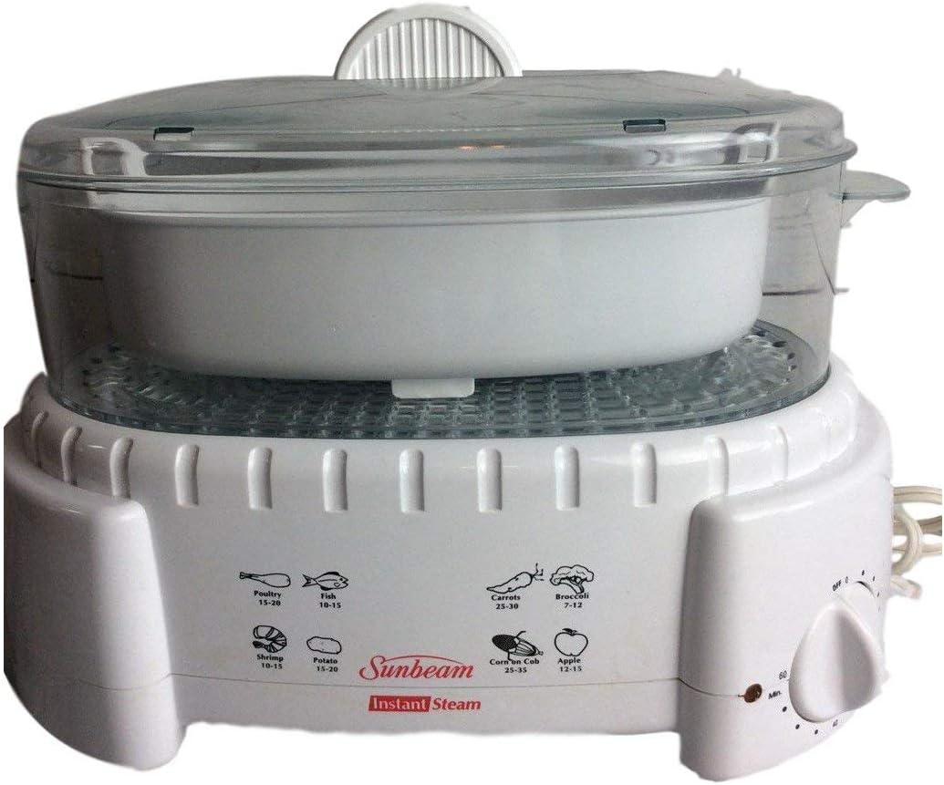 Amazon.com: Sunbeam Oster Instant Steam 4710 Vegetable Food Rice Cooker ...