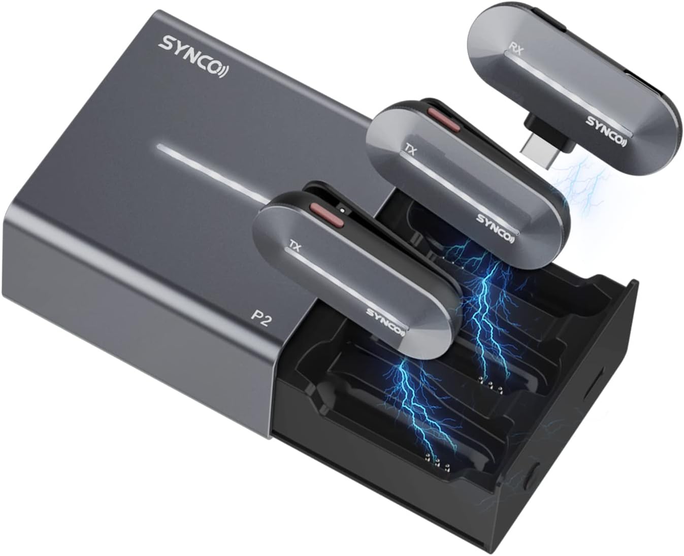 Amazon.com: Pwr Travel Magic POP MIC™ Wireless Lavalier Microphone for ...