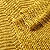Amazon.com: HommxJF Mustard Yellow Knitted Throw Blankets for Couch ...