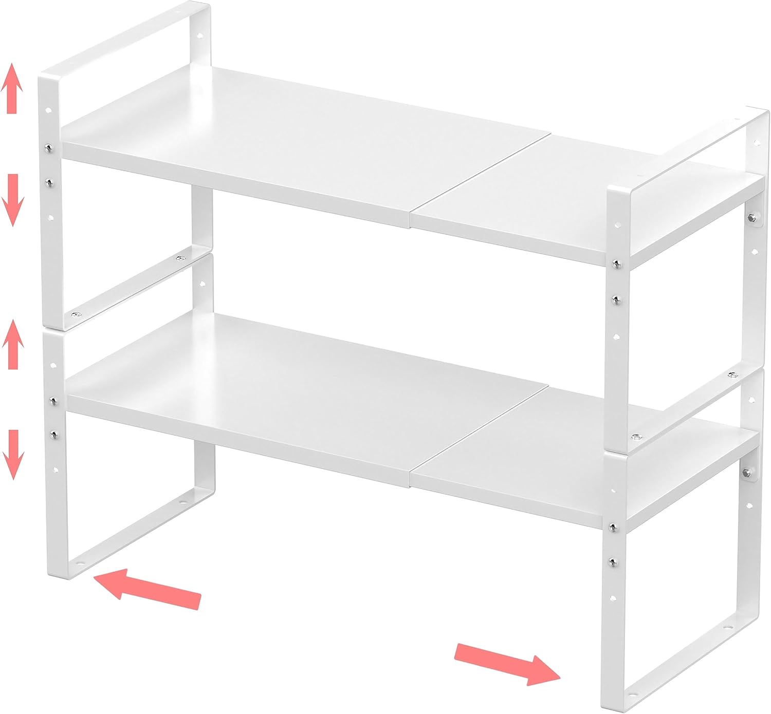 Amazon.com: Jojocross Expandable Stackable Spice Rack Cabinet Shelf ...