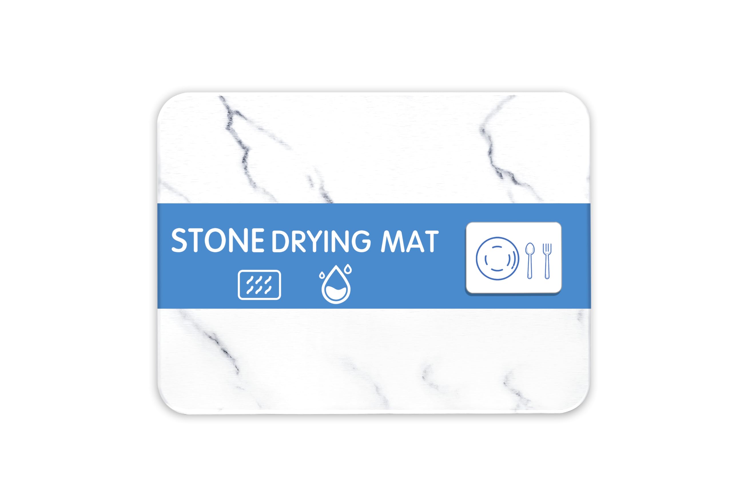 Amazon.com: Quick Dry Stone Drying Mat for Kitchen Counter Stone Dish ...