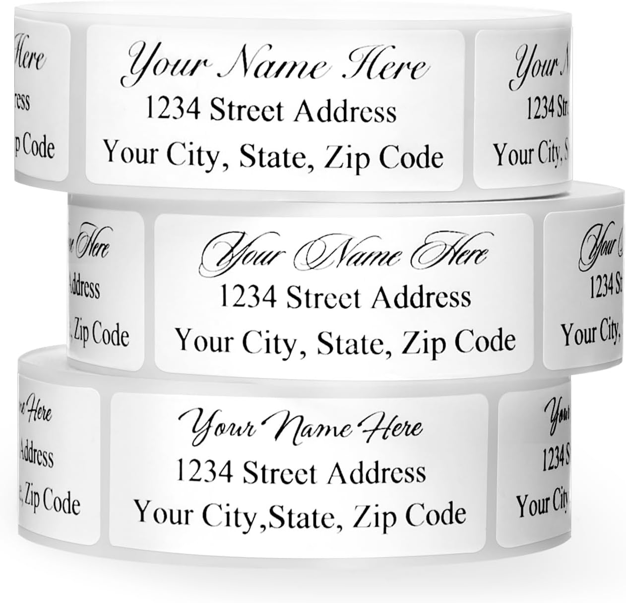 Amazon.com : Address Labels Personalized Return Address Labels 2.6" x 1 ...
