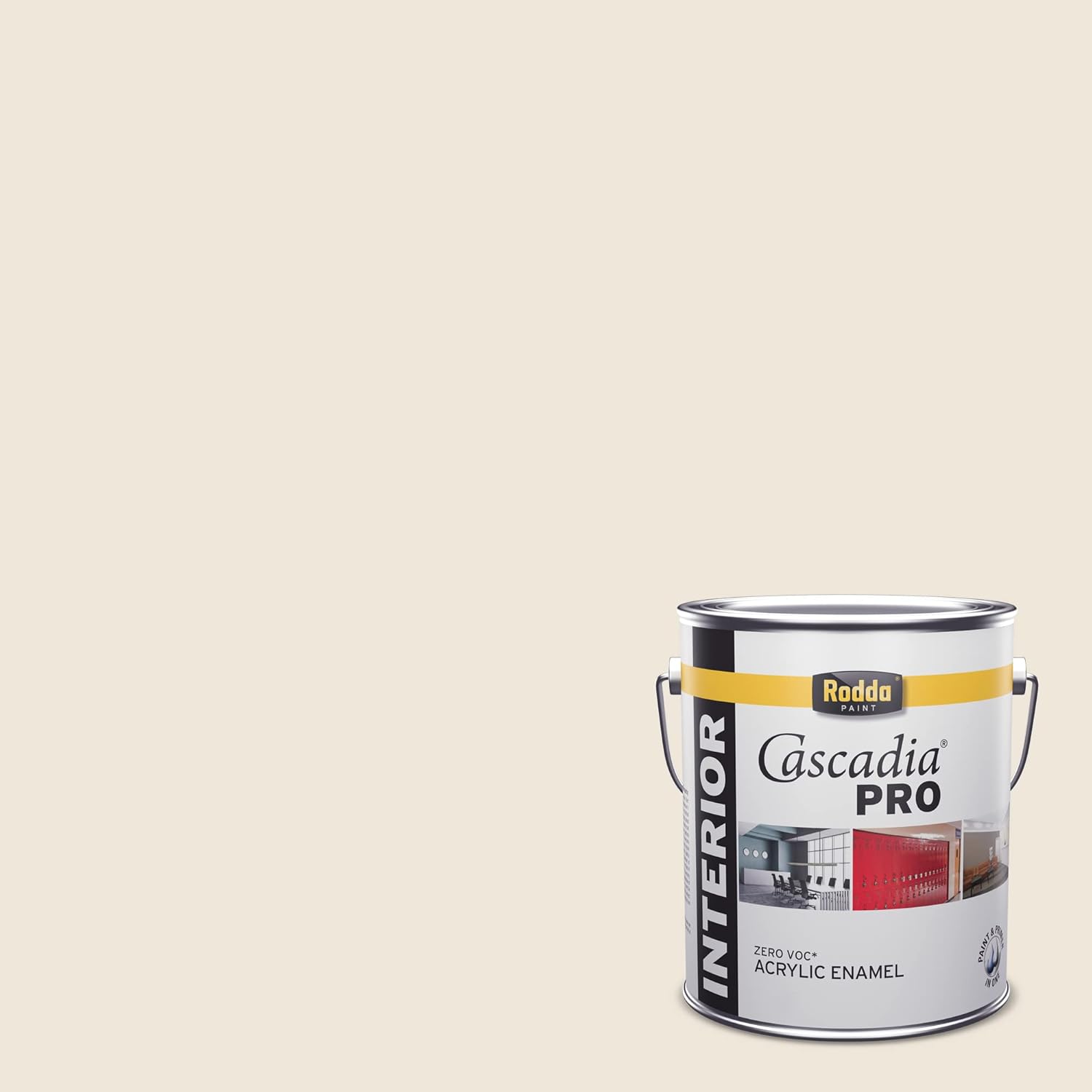 Rodda Cascadia PRO Interior Paint and Primer in One, Satin, 1 Gallon ...