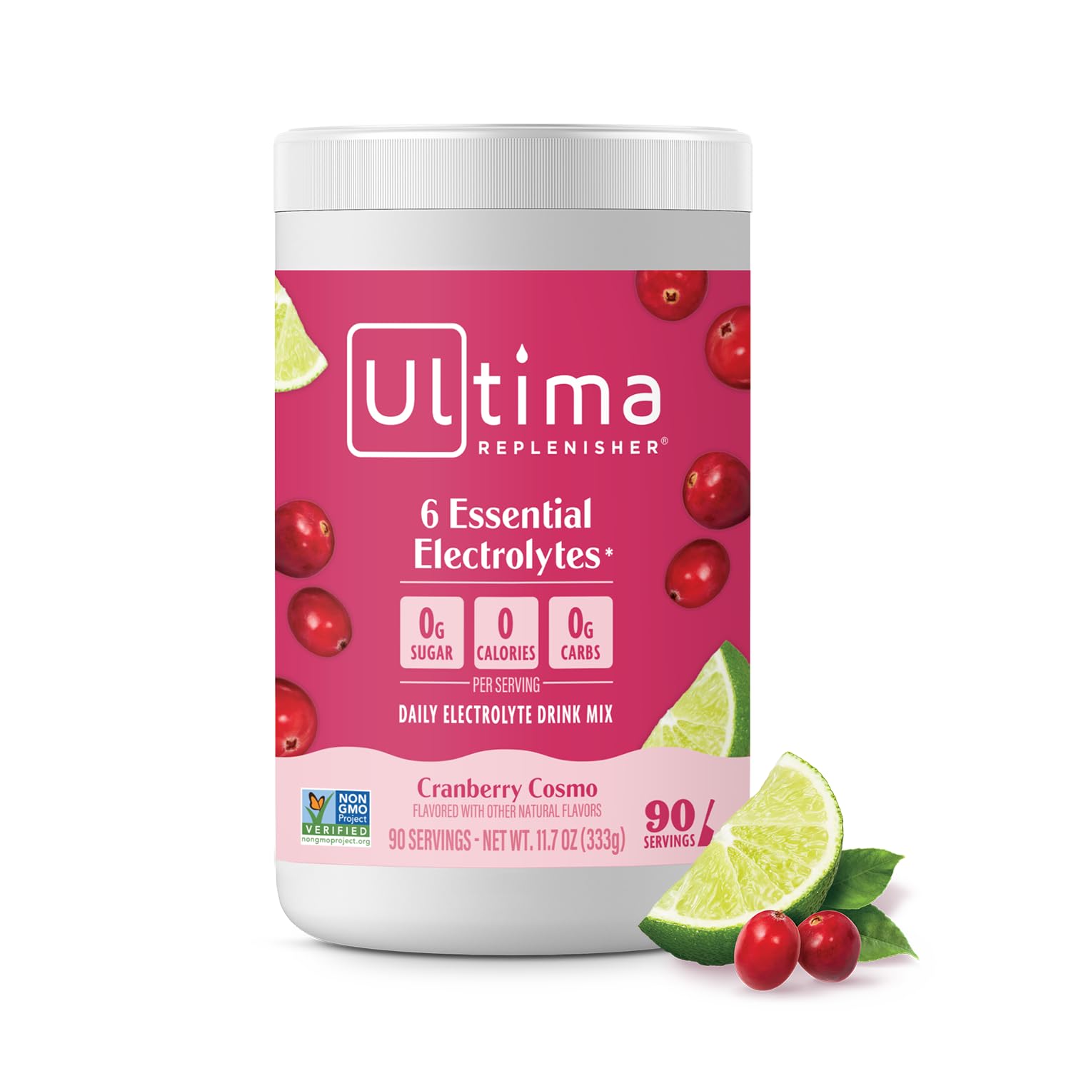 Amazon.com : Ultima Replenisher Daily Electrolyte Powder Drink Mix – Cranberry Cosmo, 90 ...