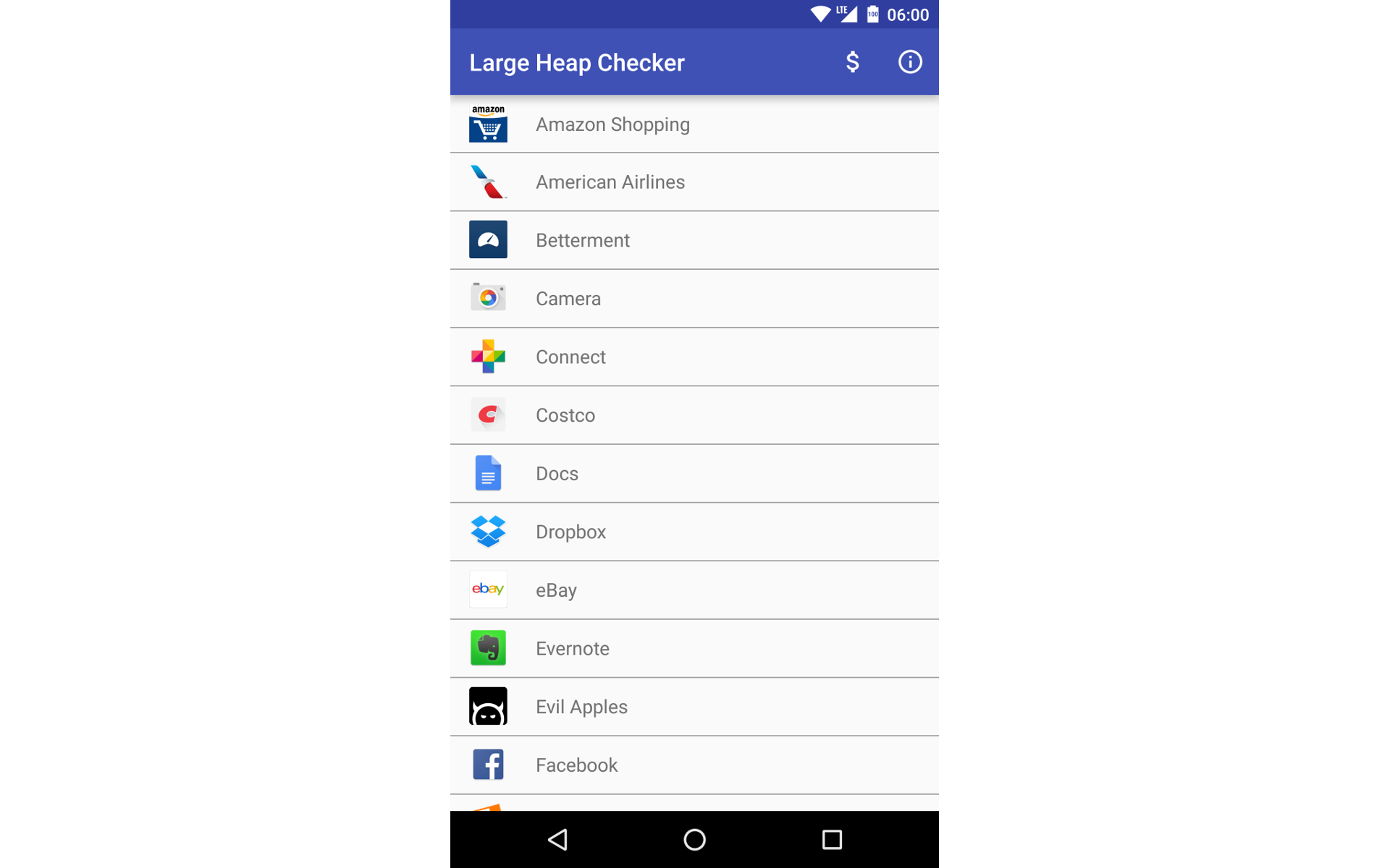 Large Heap App Detector:Amazon.de:Appstore for Android