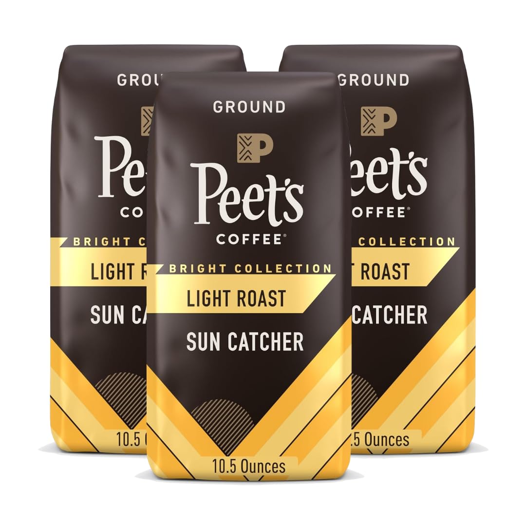 Amazon.com: Peet's Coffee, Light Roast Ground Coffee - Sun Catcher ...