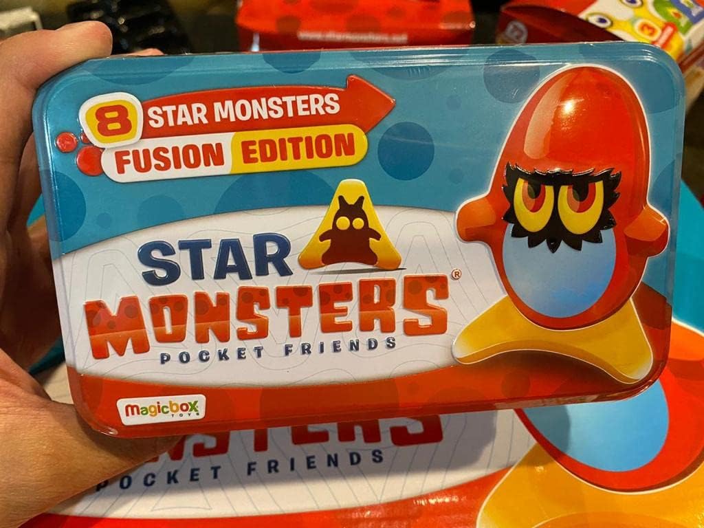 Magic Box Star Monsters Tin - Multi-Colour : Amazon.co.uk: Toys & Games