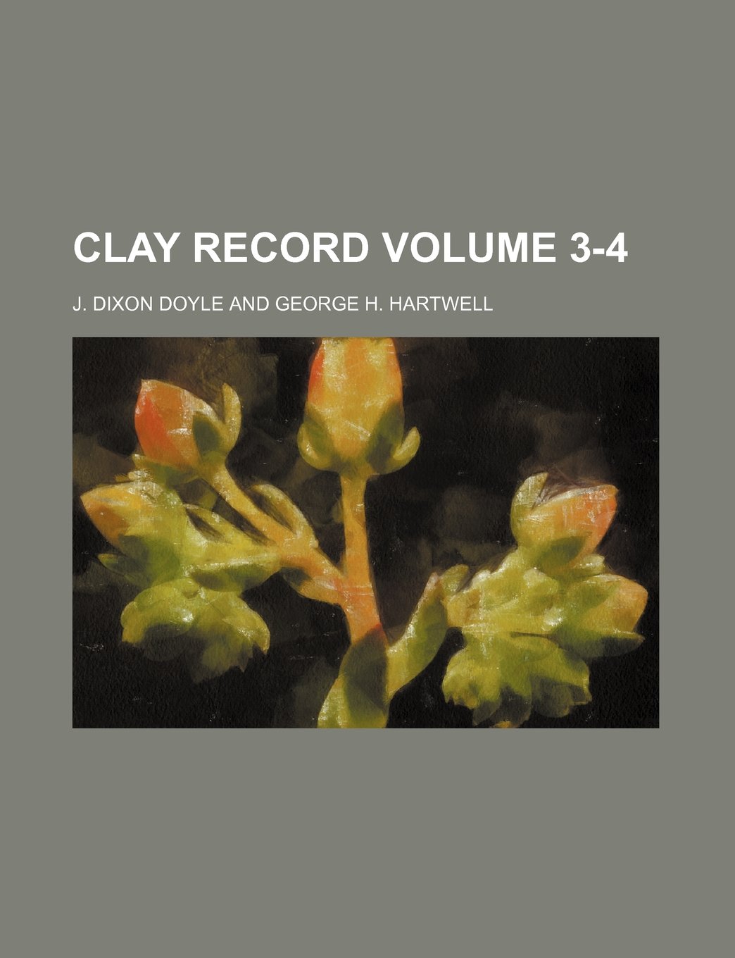 Clay record Volume 3-4: Doyle, J. Dixon: 9781236526618: Amazon.com: Books