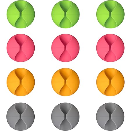 Amazon.com: Shintop Cable Clips, Desk Cable Drop, Desk Wire Clips for ...