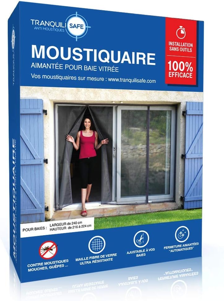 Tranquilisafe® Adjustable Magnetic Fly Screen Anti Mosquitoes and Anti ...