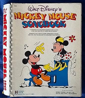 Walt Disney's Mickey Mouse Songbook: Walt Disney Staff: Amazon.com: Books
