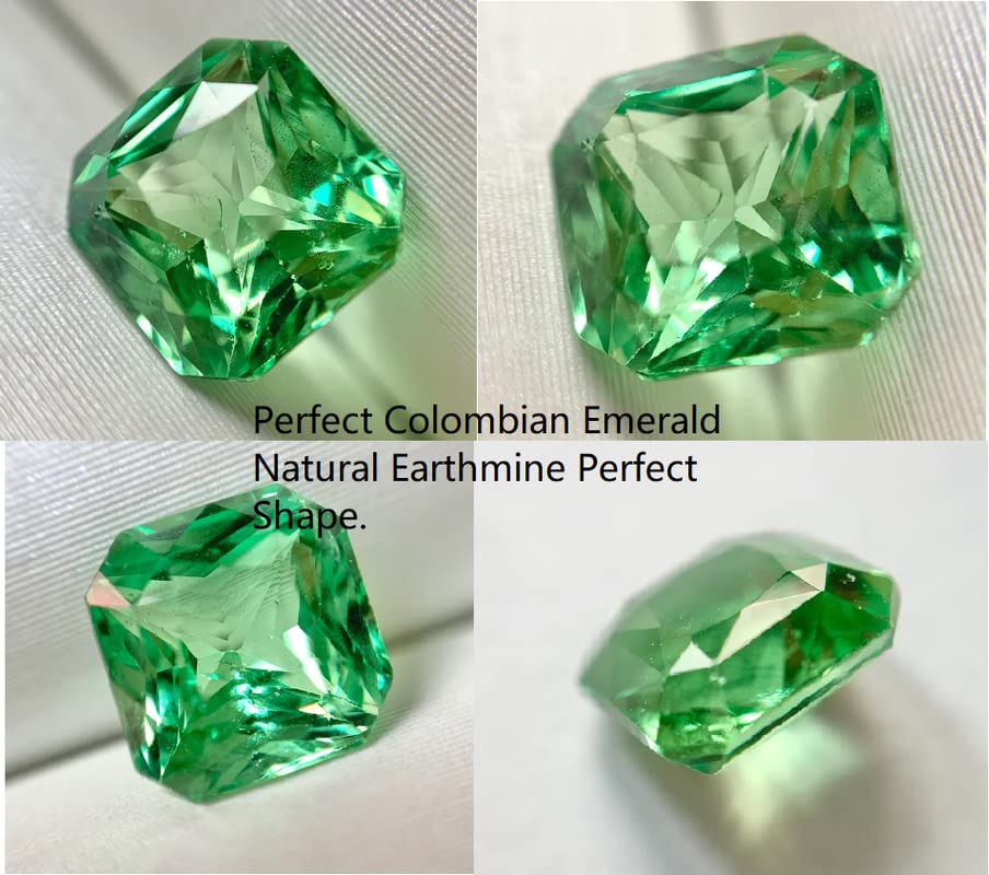 Buy GemsMart Delightful Colombian Emerald Natural Gemstone Real Panna ...