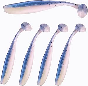 Soft Fishing Lures, 100PCS/50PCS Soft Plastic Baits Kit with Box for ...