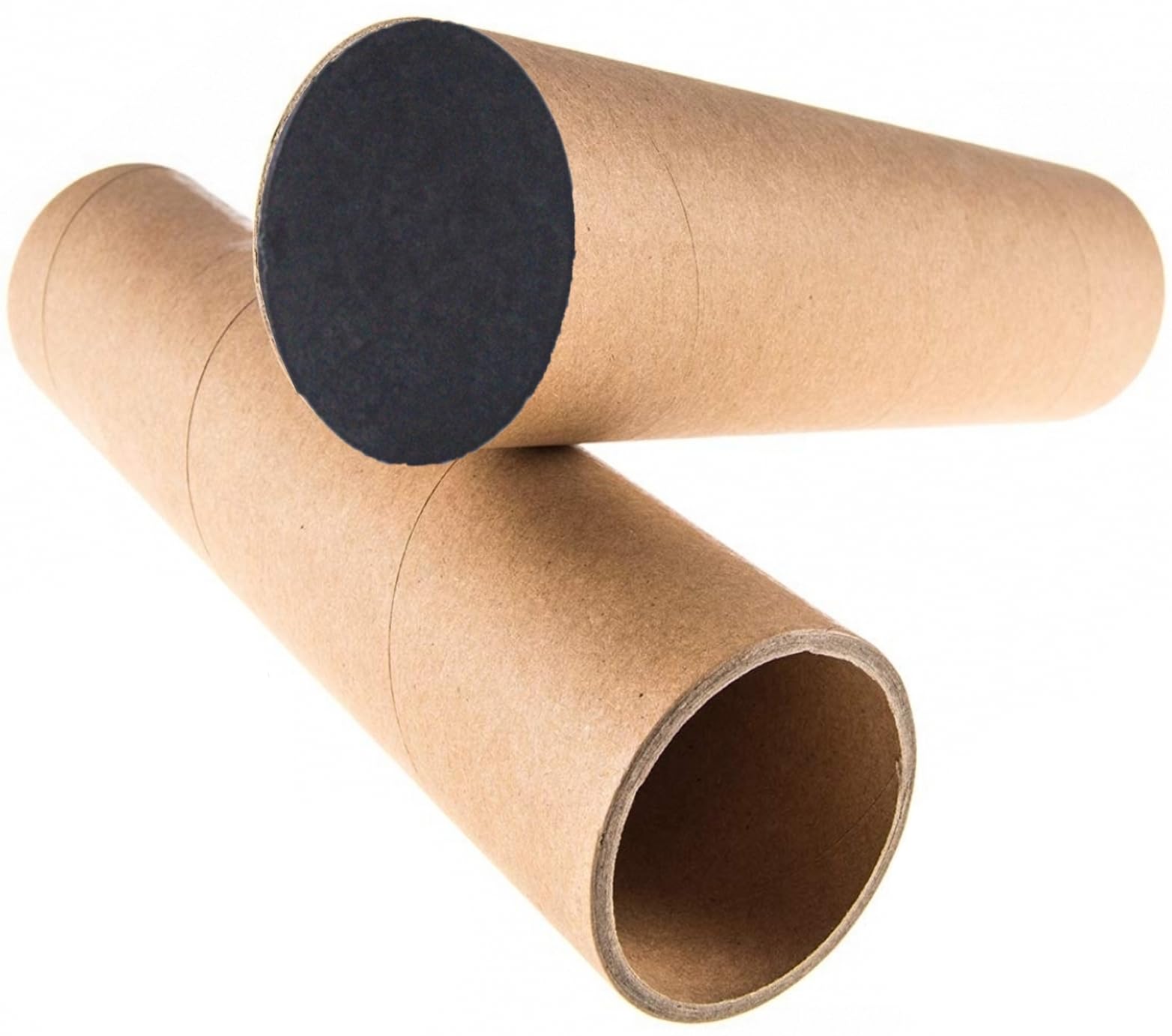 Amazon.com : VIMI 2 Pack Mailing Tubes Cardboard Mailing Tube Plastic ...