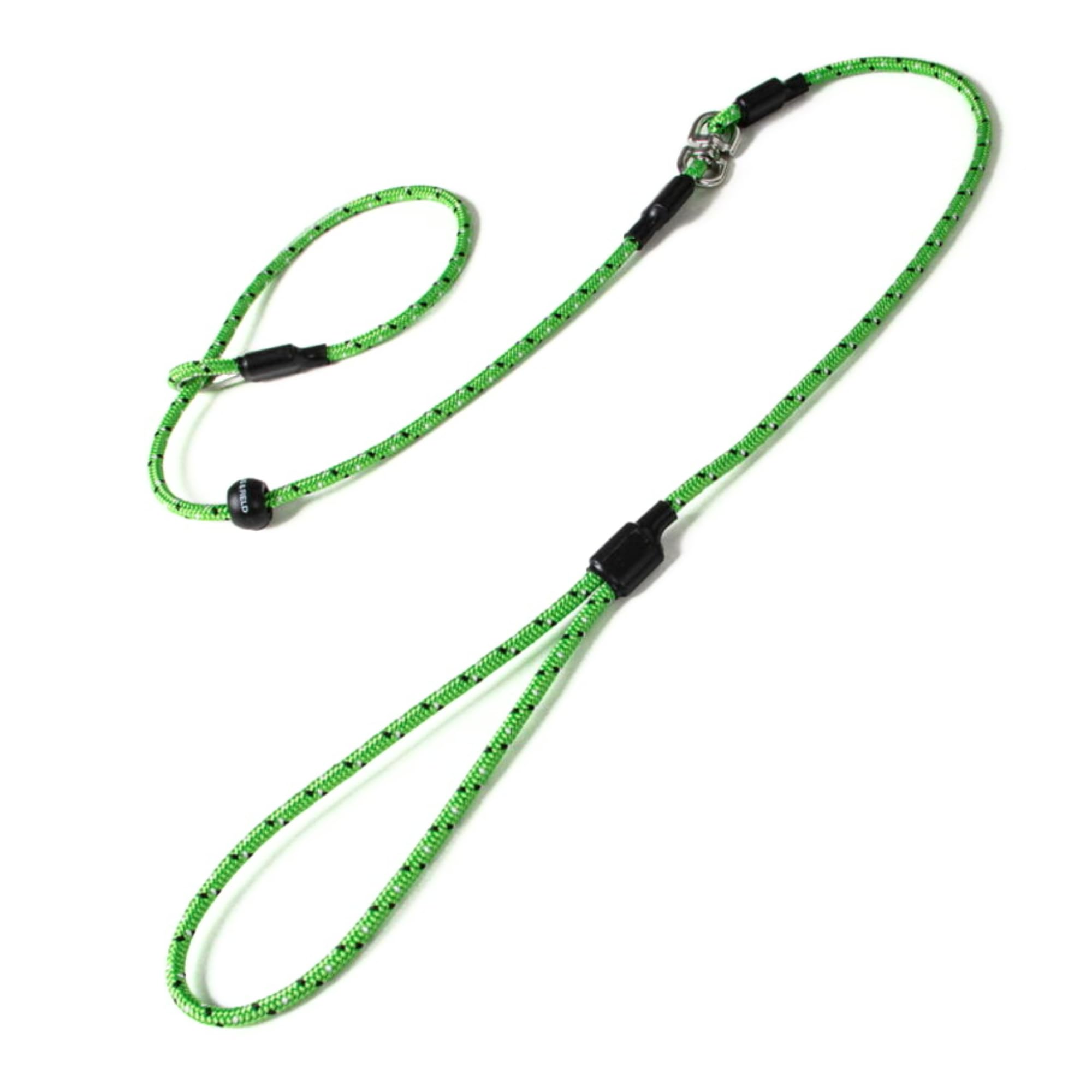 Dog & Field Pro Trialler Swivel Slip Lead, Lime Green. 1.2m Rope Slip ...