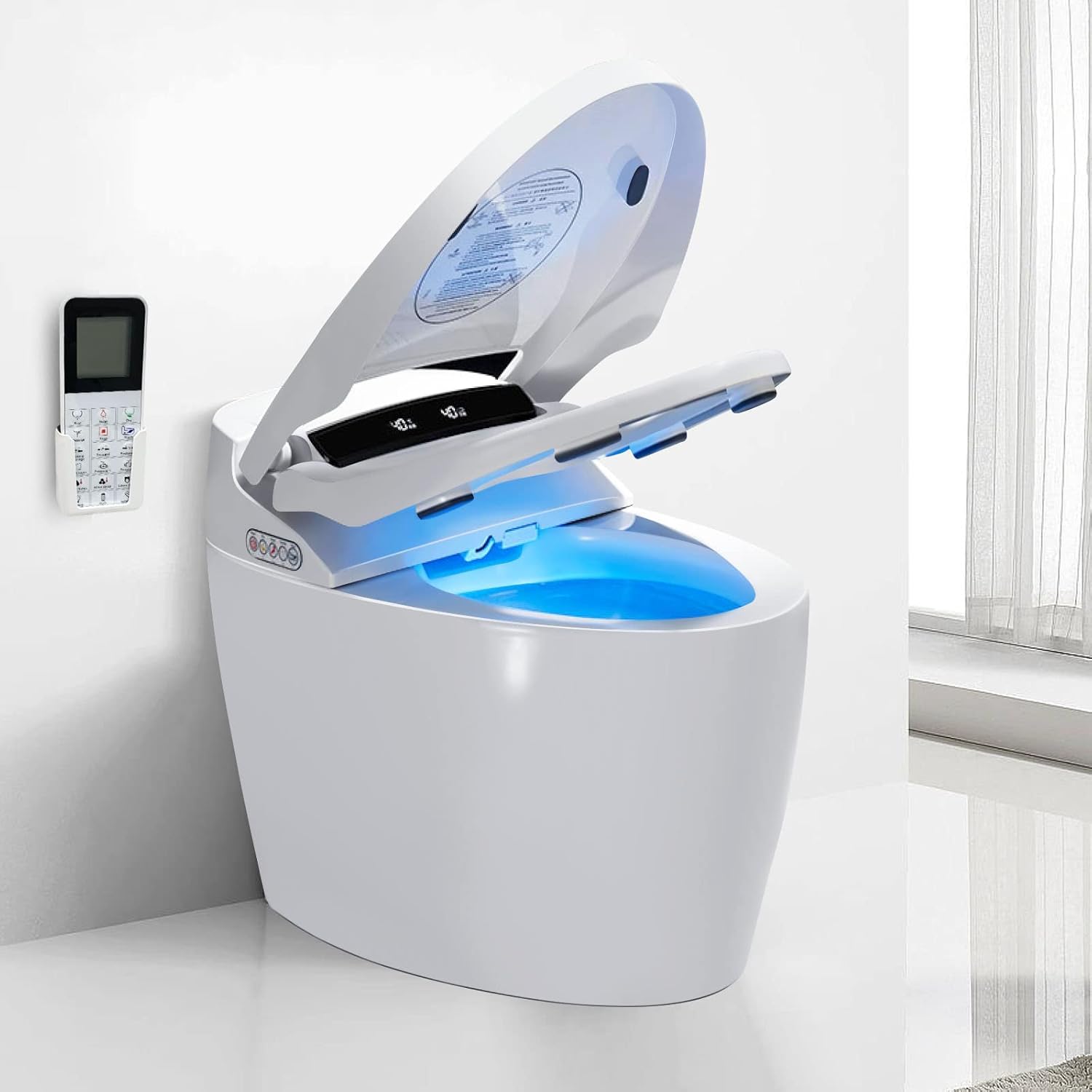 LDian Tankless Smart Toilet With Bidet Built In, One-piece Bidet Toilet ...