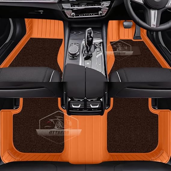 9D Car Foot Mat for Tata Punch EV Premium Leatherette Luxurious & Elegant Look | 100% Waterproof ...