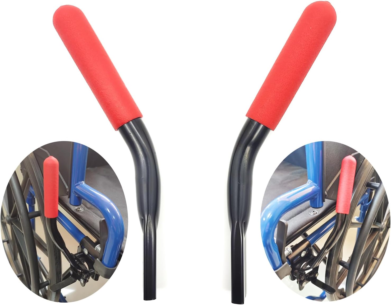 Amazon.com: 7.4”Wheelchair Brake Handle Extensions, Bending Wheel Lock ...