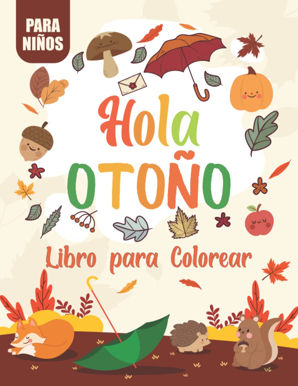 Hola Otono Libro Para Colorear Para Ninos Un Hermoso Y | Desertcart INDIA