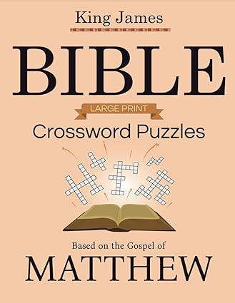 Amazon | King James Bible Crossword Puzzles Based on the Gospel of ...
