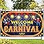 Amazon.com: KatchOn, Welcome to The Carnival Banner - XtraLarge, 72x44 ...