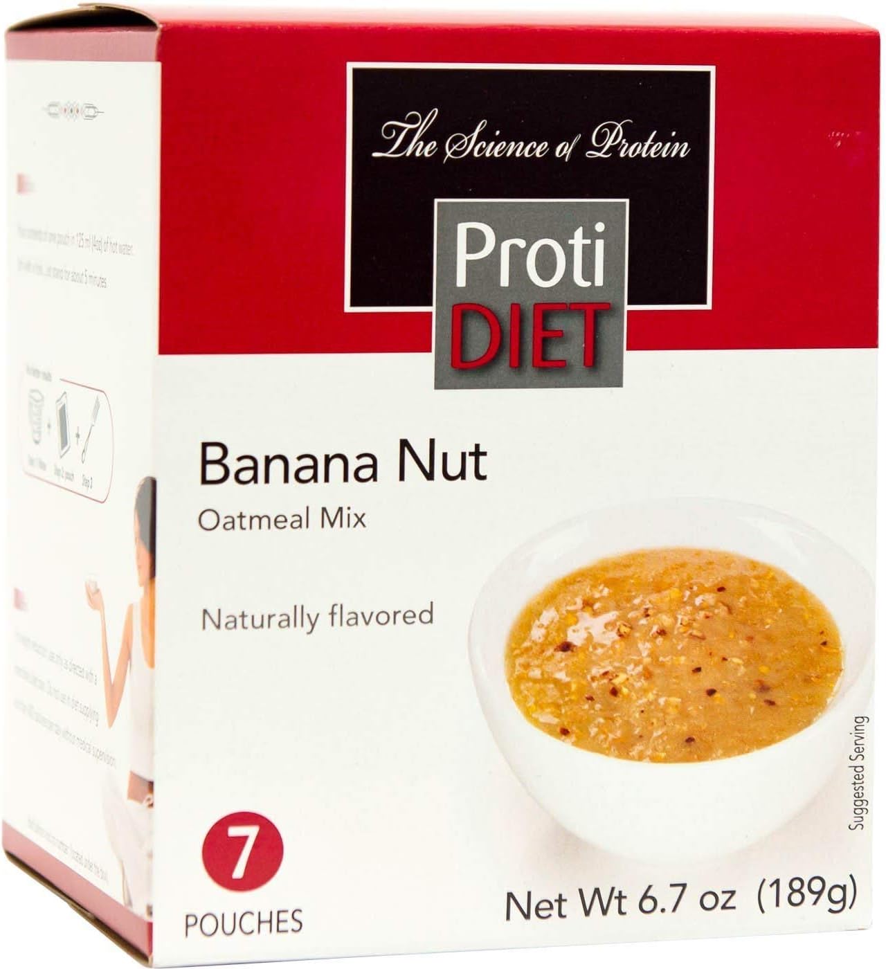 Amazon.com: FITWISE - High Protein Oatmeal, 15g Protein, Low Carb, Low ...