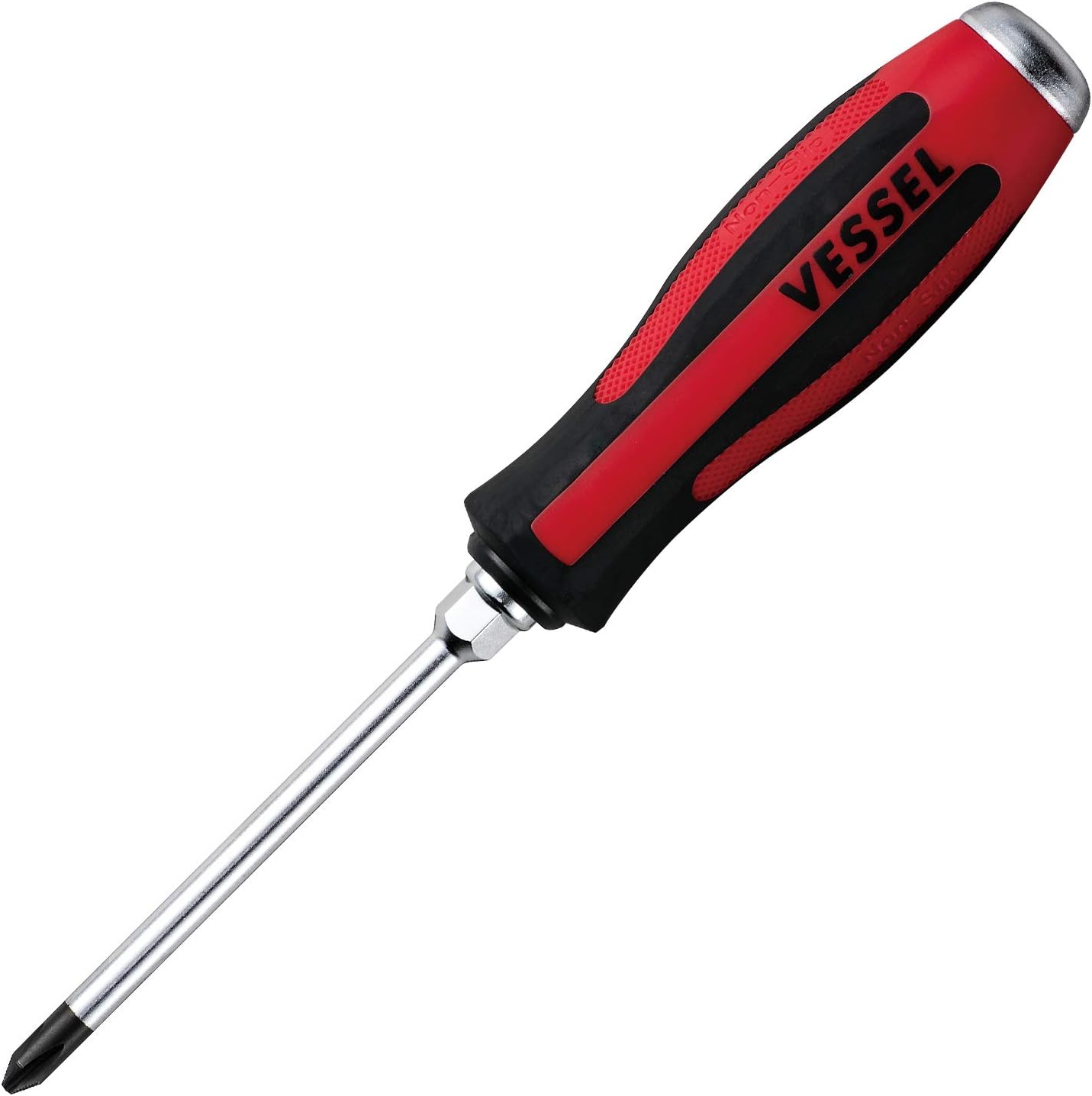VESSEL MEGADORA Tang-Thru Screwdriver +2x100 (4") 930P2100 - Amazon.com