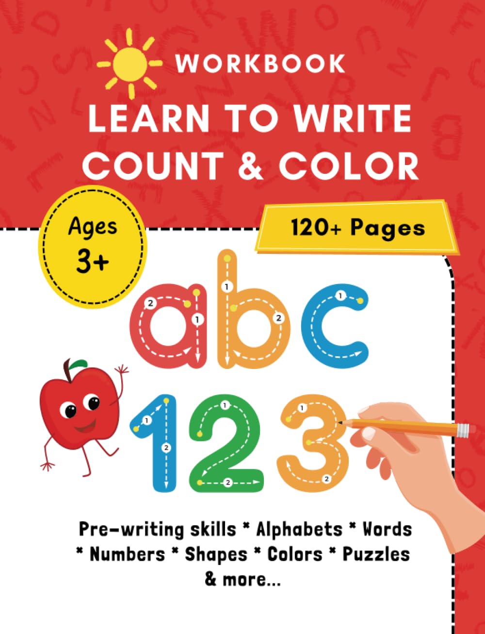 Learn to Write, Count and Color: Letter, Number, Shapes Tracing and ...