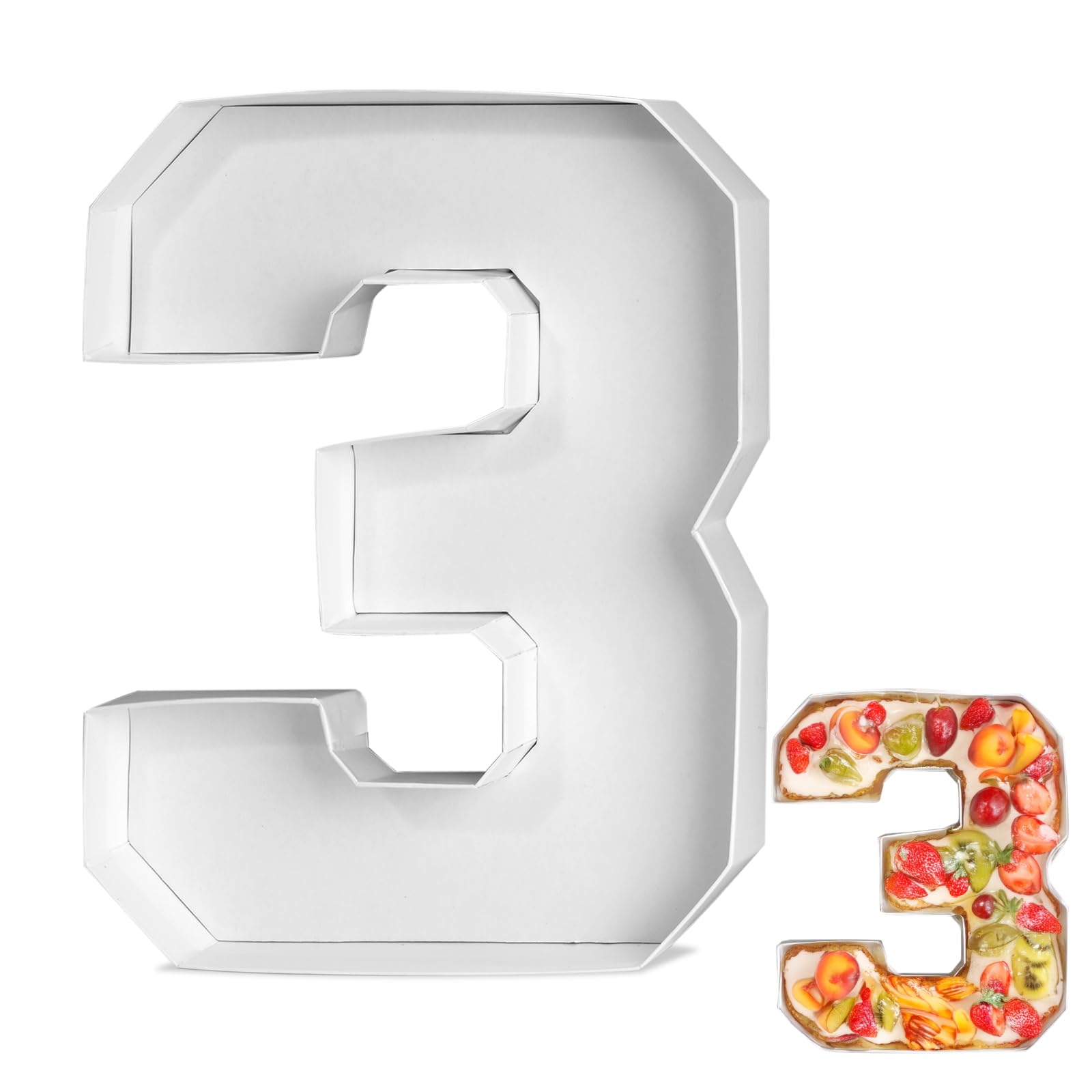 Amazon.com: CARDOBIR 10" Cardboard Number,Paper Mache Numbers,Cardboard ...