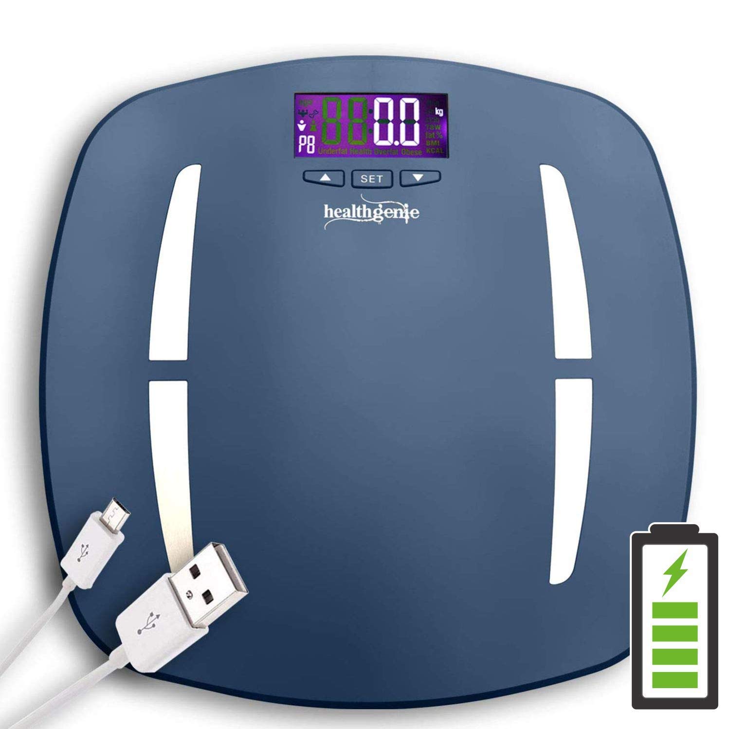 Buy genie Digital Body Composition Monitor Weighing Scale, Strong ABS ...