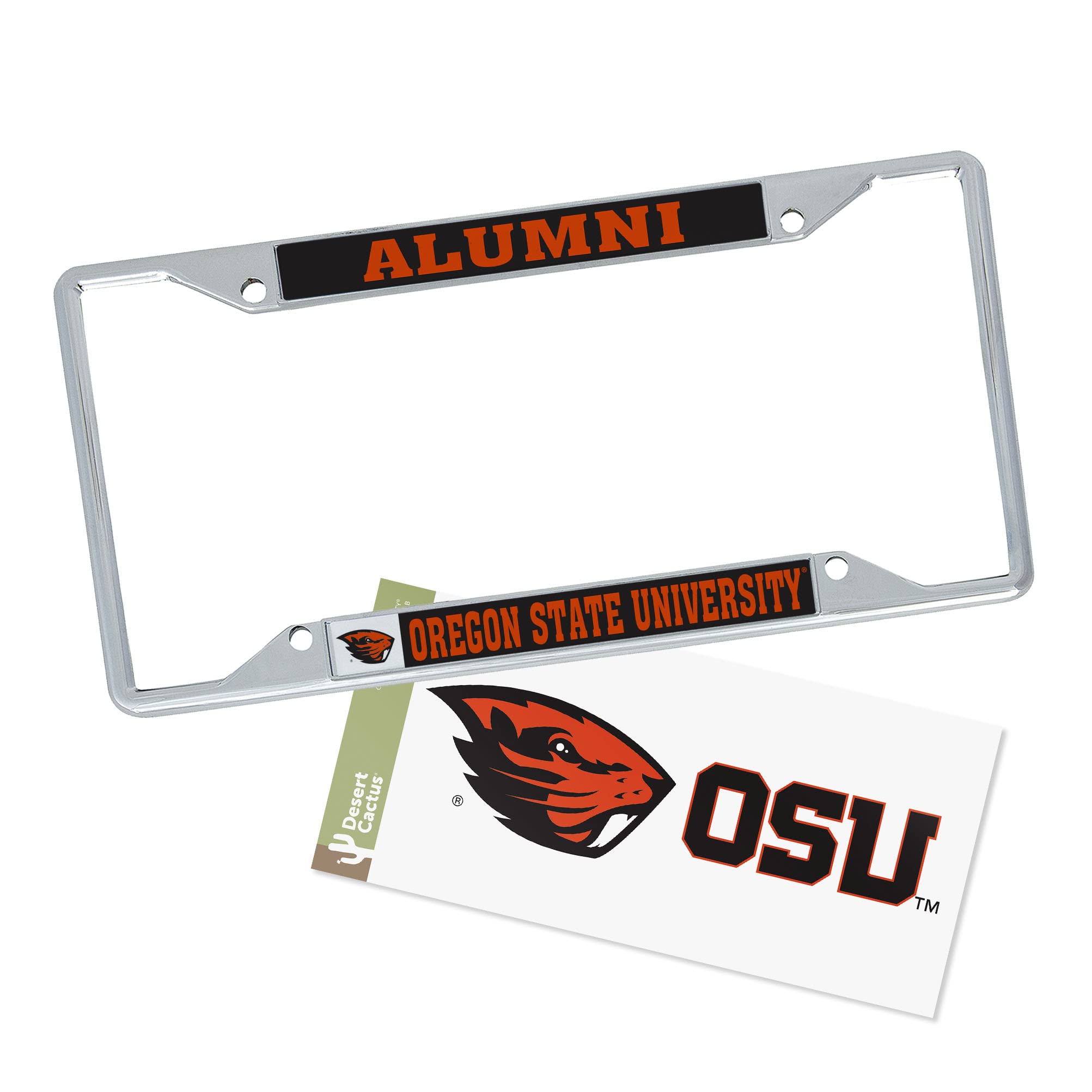 Oregon State Osu Beavers License Plate Frame