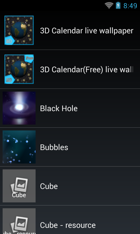 3D Calendar (Free) Live Wallpaper:Amazon.com:Appstore for Android