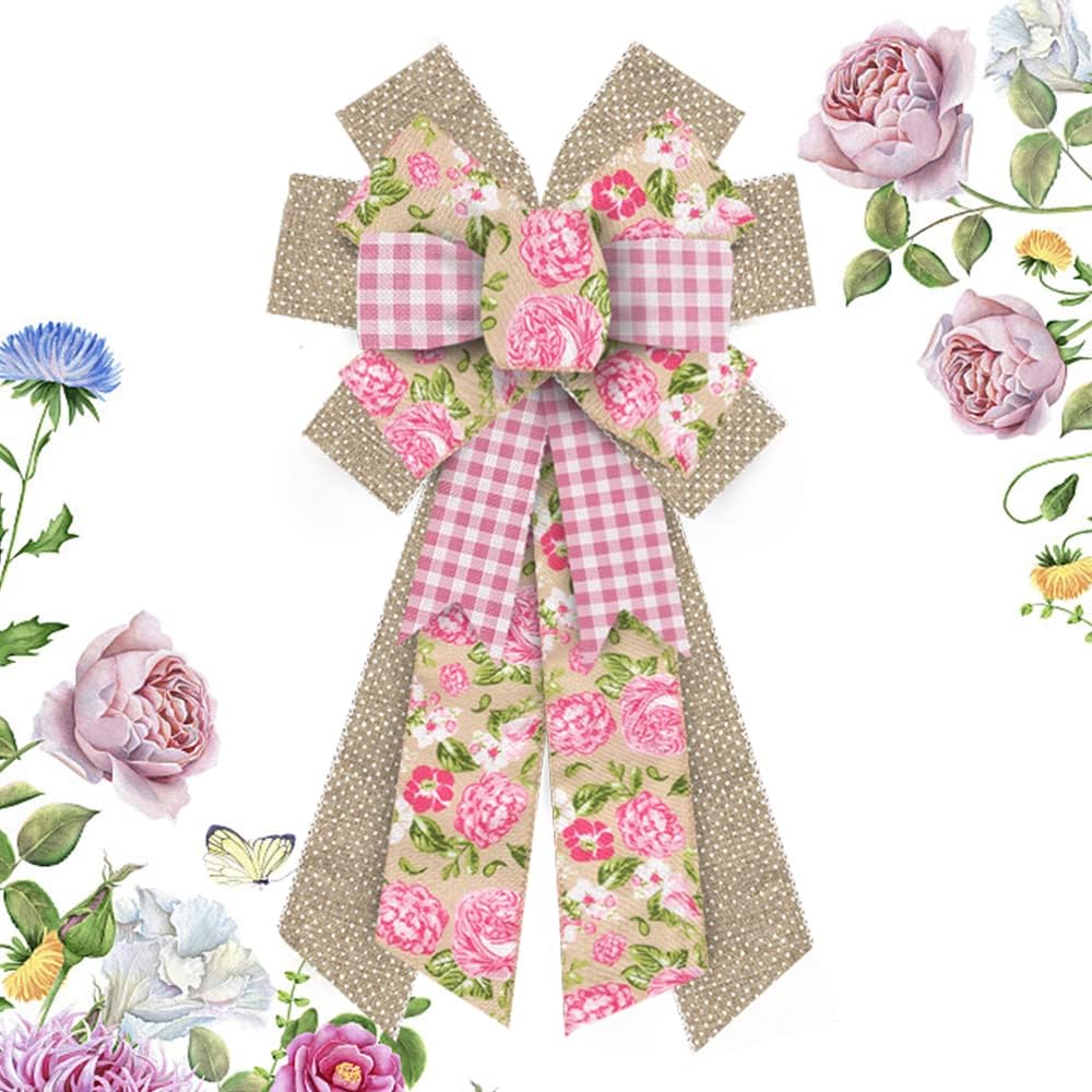 Amazon.com: Hying Large Bridal Shower Flowers Bows for Wreath ...