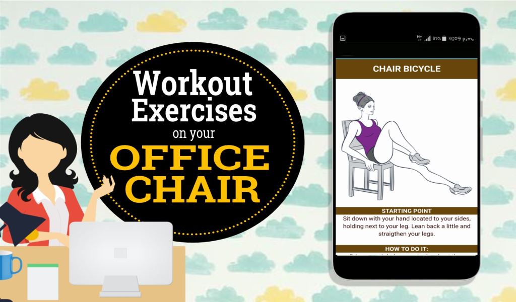 Easy Workout Exercises on your Office Chair - App on Amazon Appstore