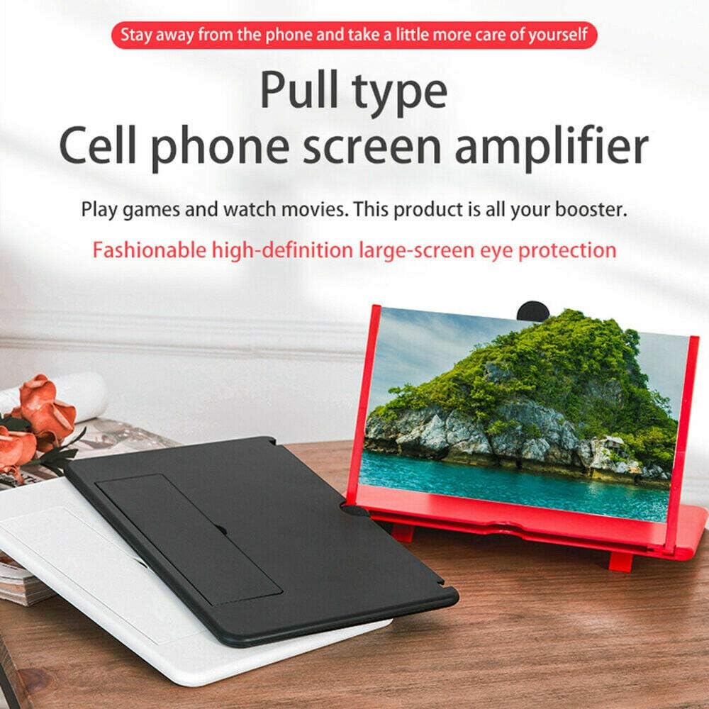 Snapklik.com : 2026 Screen Magnifier For Cell Phone, 1018 Inch HD 3D ...