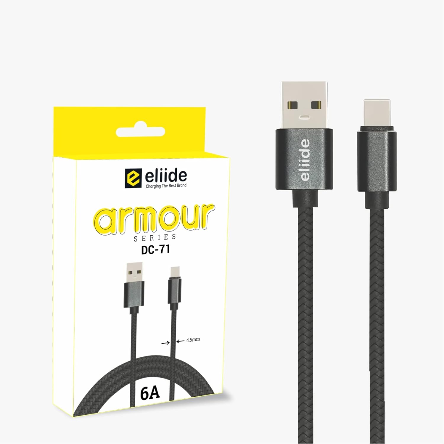 Eliide 30W Type C USB Cable – 6.0 Amp Quick Charge QC 3.0, Adaptive ...
