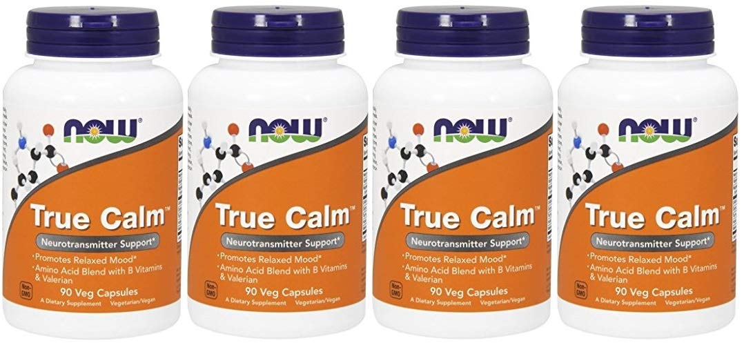 Amazon.com: Now Foods True Calm - 90 Veg Caps (4 Pack) : Health & Household