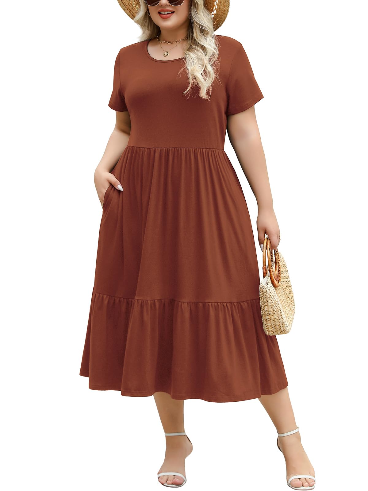 7 Best Dress For Apple-Shaped Plus Size | Flattering Fit Guide