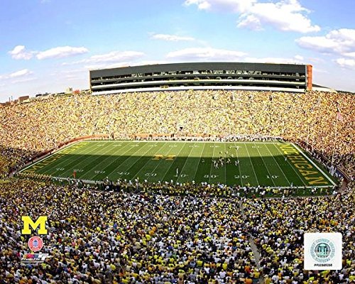Michigan Wolverines Stadium Photo (Size: 8" x 10") : Amazon.in: Home ...