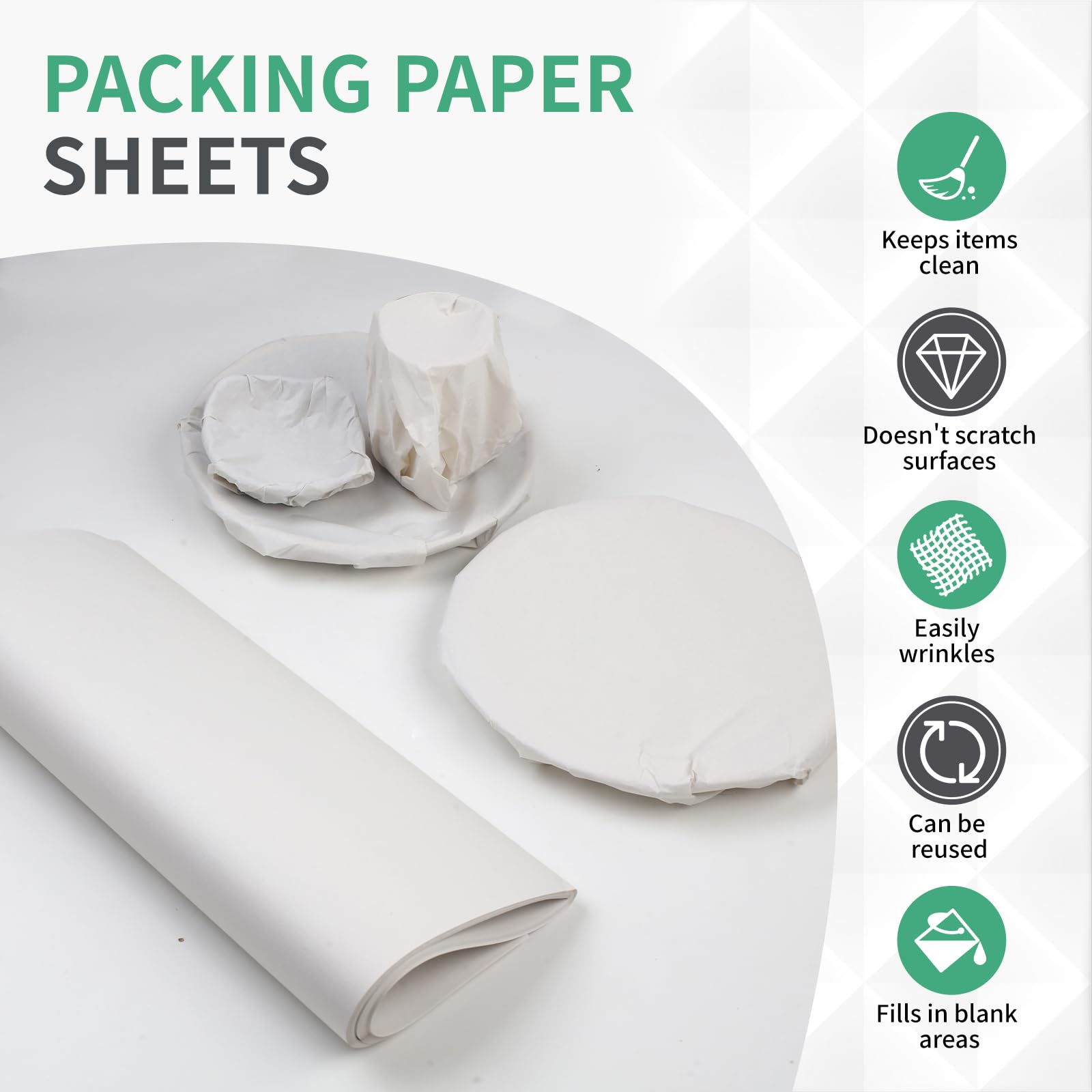 Snapklik.com : 14" X 22" Packing Paper, Packing Paper Sheets For Moving ...