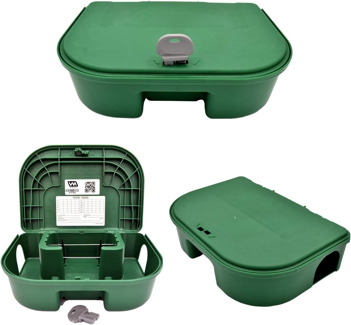 Amazon.com : Exterminators Choice - 2 Pack Large Rat Bait Station Boxes ...