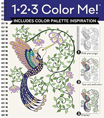 1-2-3 Color Me!™ - Adult Coloring Book: Editors of Publications ...