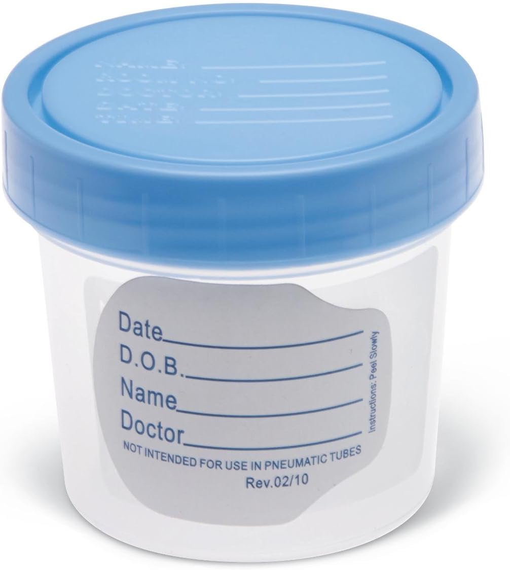 Amazon.com: Medline Polypropylene Basic Specimen Container, Sterile ...