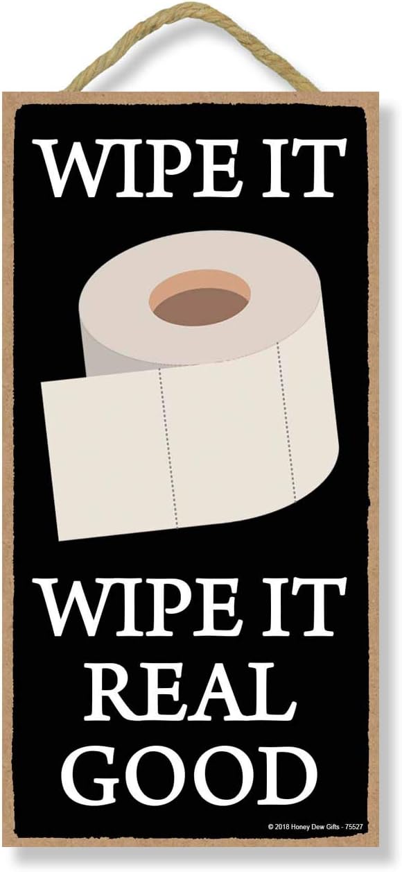 Amazon.com: Honey Dew Gifts, Santa Please Stop Here, 5 x 10 Inch, Made ...