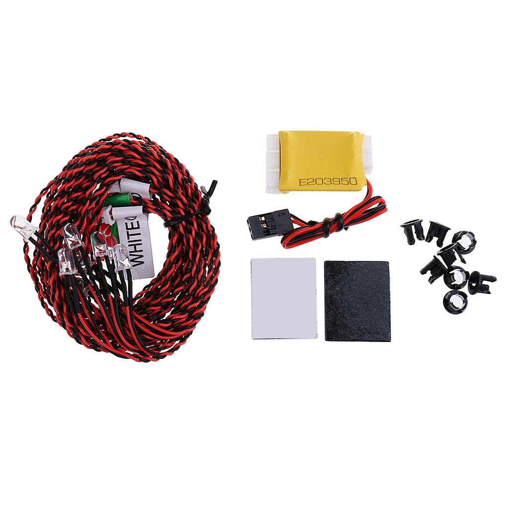 UJEAVETTE® Flash Rc Led Light Kit for Rc Helicopter Aircraft 8 Led ...